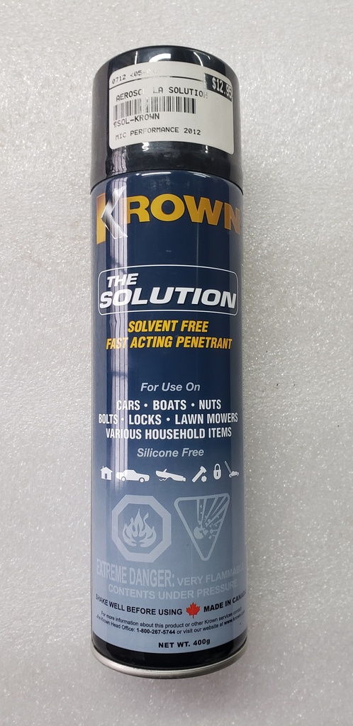 PENETRANT ACTION RAPIDE SANS SOLVANT KROWN 400G | MIC Parts