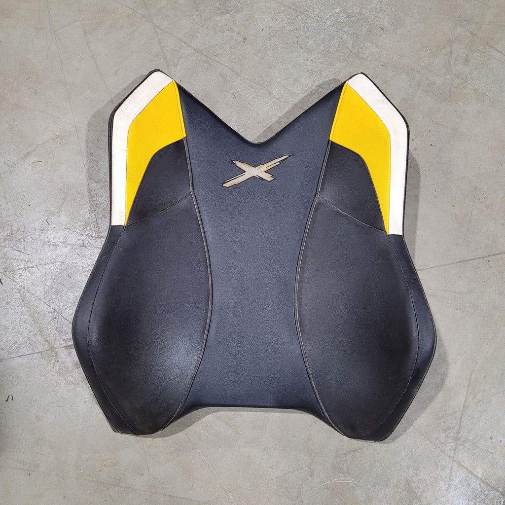 (new ref. 703500946) Backrest Assembly Model-Black-Yellow | MIC Parts